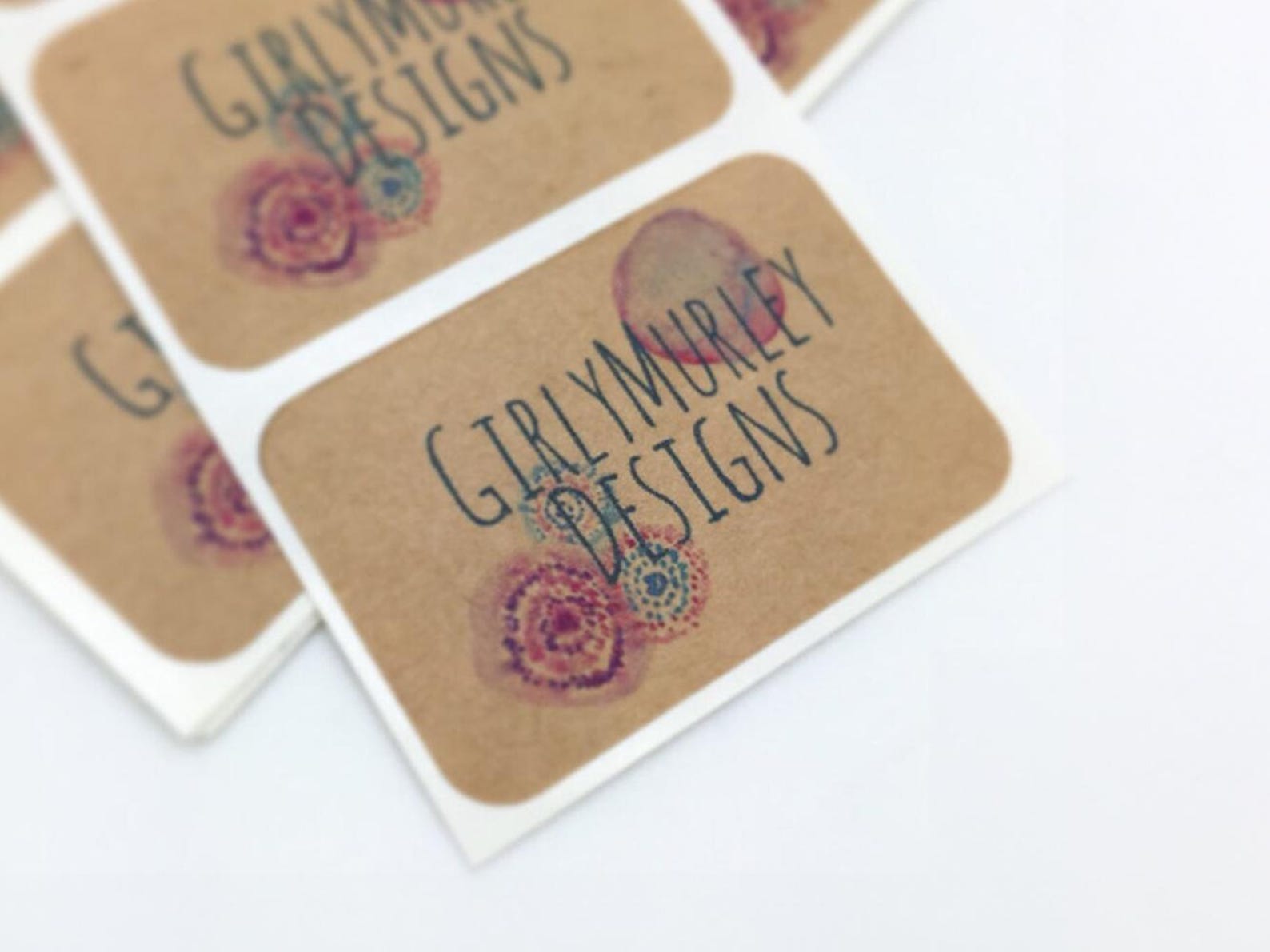 Custom Stickers Custom Labels Personalized Stickers Kraft Stickers ...