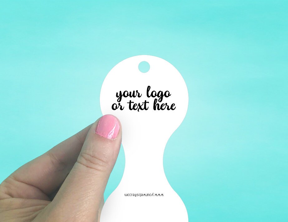 Circle Fold Over Tags 2x4.75 Circle Set of 45 - Etsy