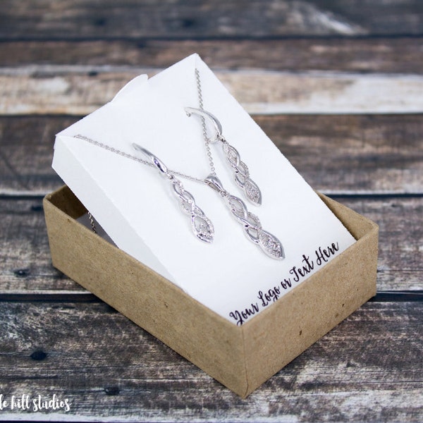 Jewelry Box Insert Cards - Etsy