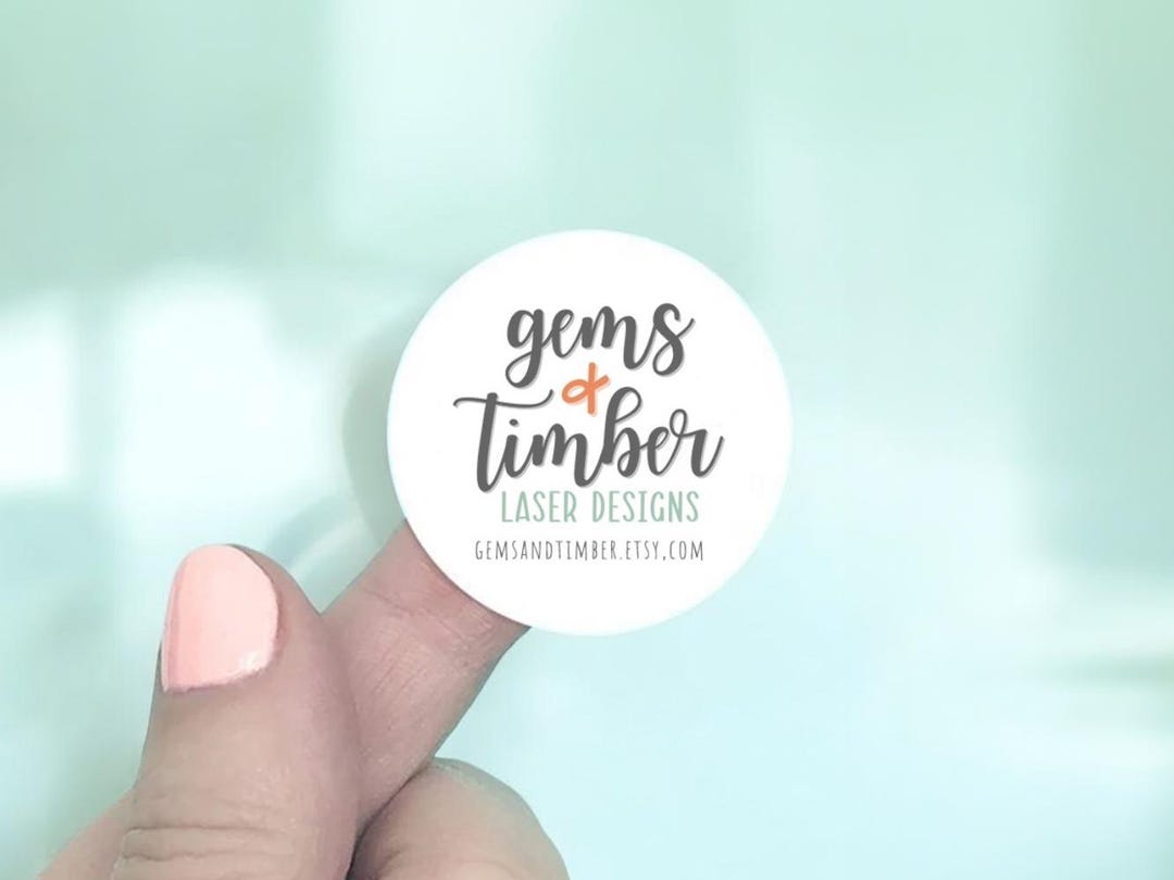 Round Custom Stickers, Choose Your Size, Custom Labels, Personalized ...