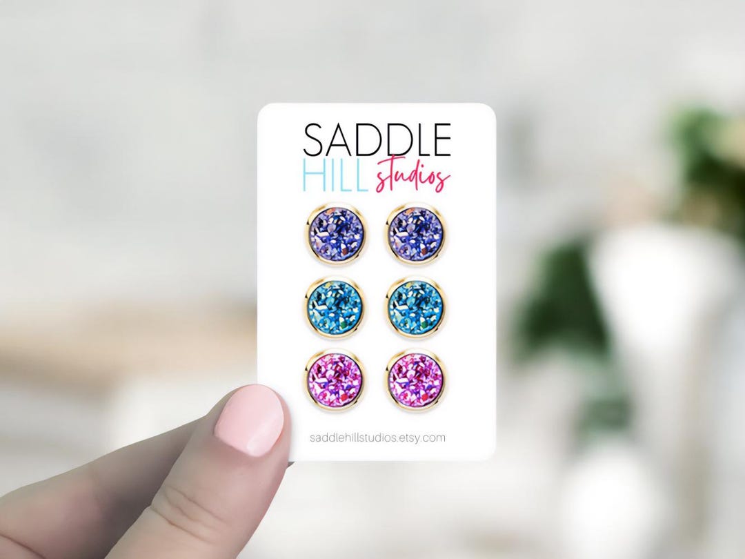 Earring Cards, Custom Earring Cards, Personalized Earring Display Cards ...