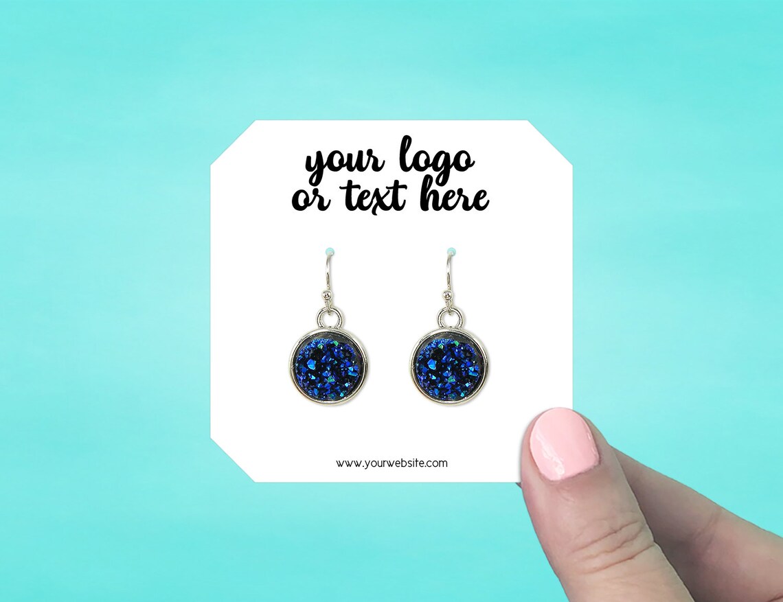 Earring Cards, Custom Earring Display Cards With Logo, Earring Display ...