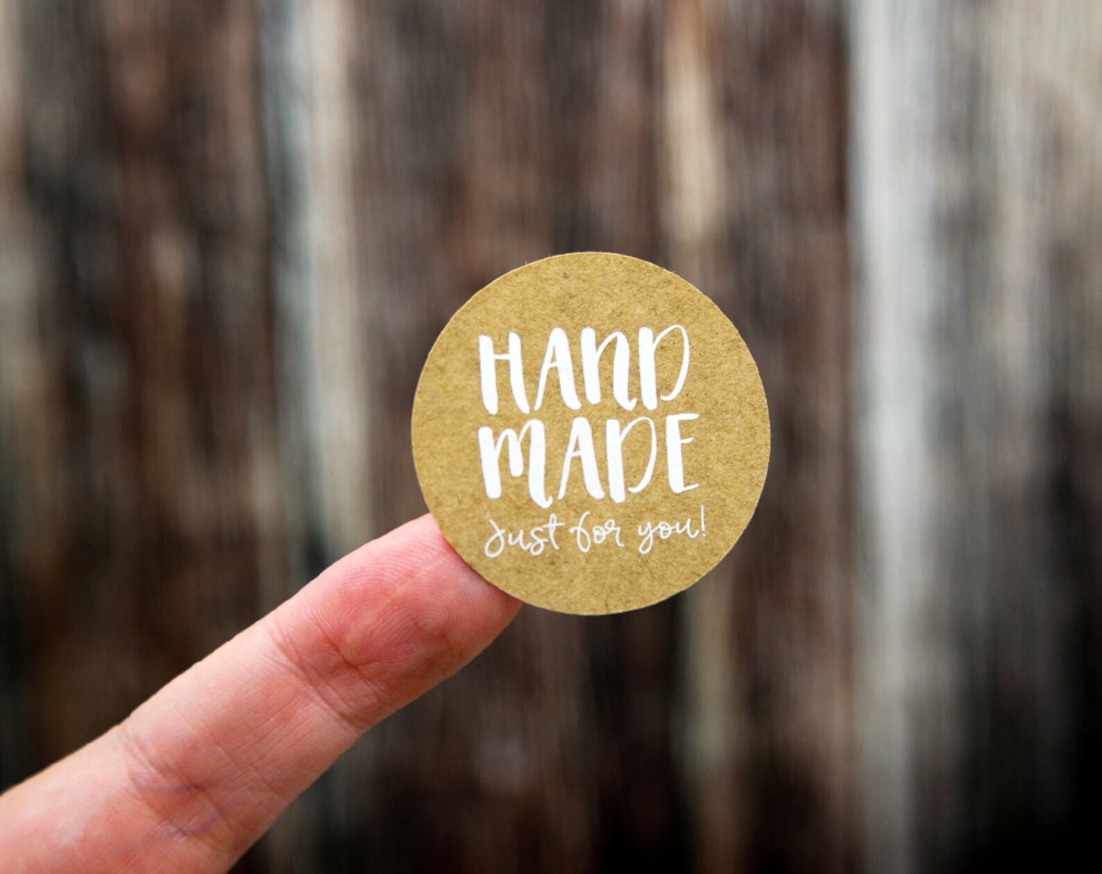 Handmade Just for You Labels Packaging Stickers 1.5 | Etsy