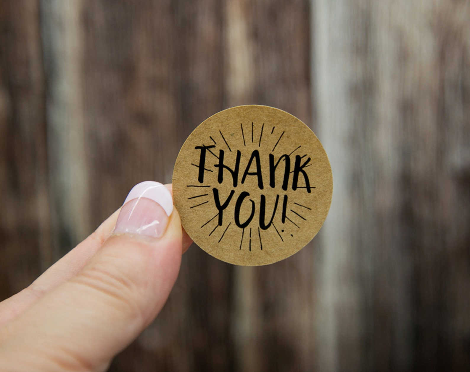Thank You Labels Packaging Stickers 1.5 Set of 60 - Etsy