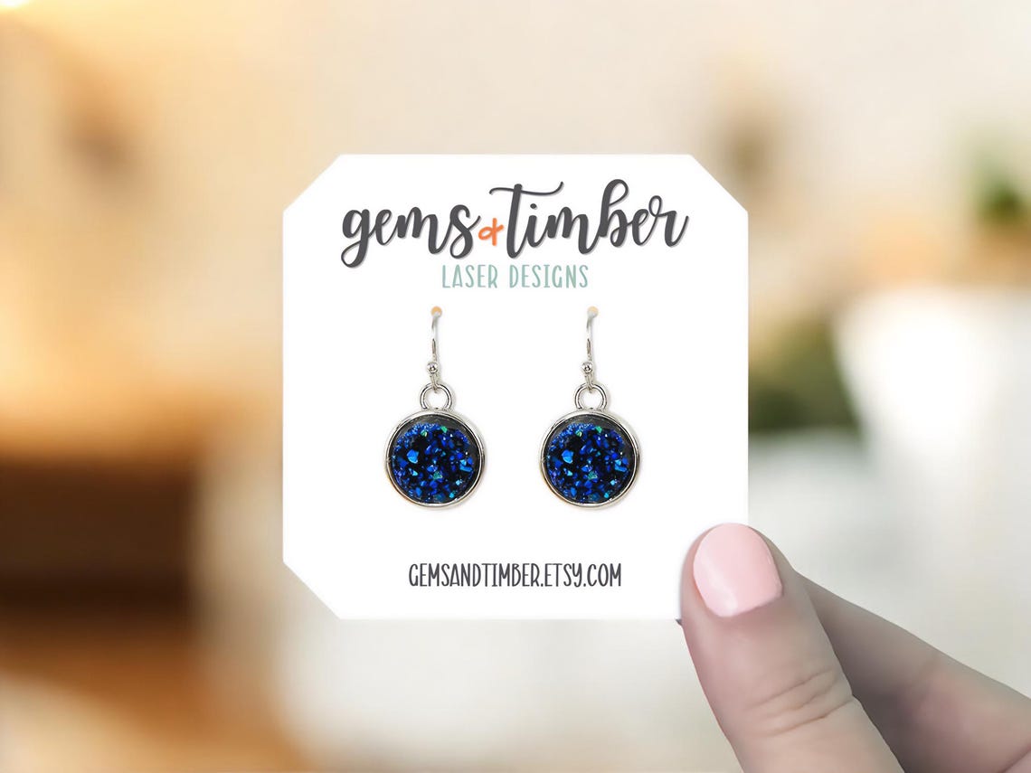 Earring Cards, Custom Earring Display Cards With Logo, Earring Display ...