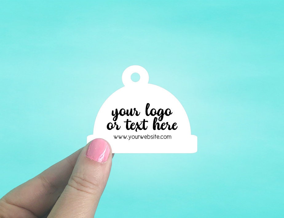 54 Hat Shaped Hang Tags 2.5 x 2 Custom Tags Jewelry | Etsy