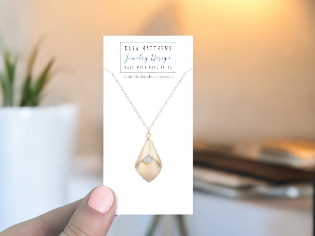 Necklace Cards 2 X 4