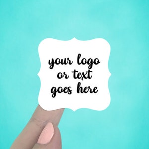 Custom Labels, Custom Stickers, 2 Square Bracket Stickers, Set of 24 ...