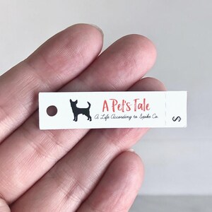 Hang Tags | Set of 110 2 X 0.5" Tear off Tab | Custom Tear-off Price ...