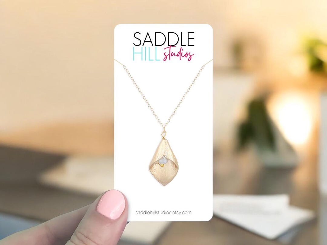 Necklace Cards 2 X 4 Set of 80, Custom Necklace Display Cards ...