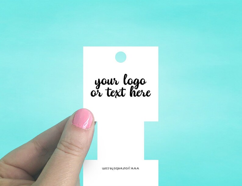 Square Fold Over Tags Necklace Tags Bracelet Tags - Etsy