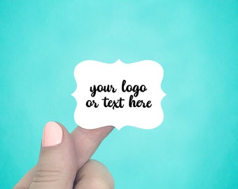 Custom Labels, Custom Stickers, 1 Square Bracket Stickers, Set of 120 ...