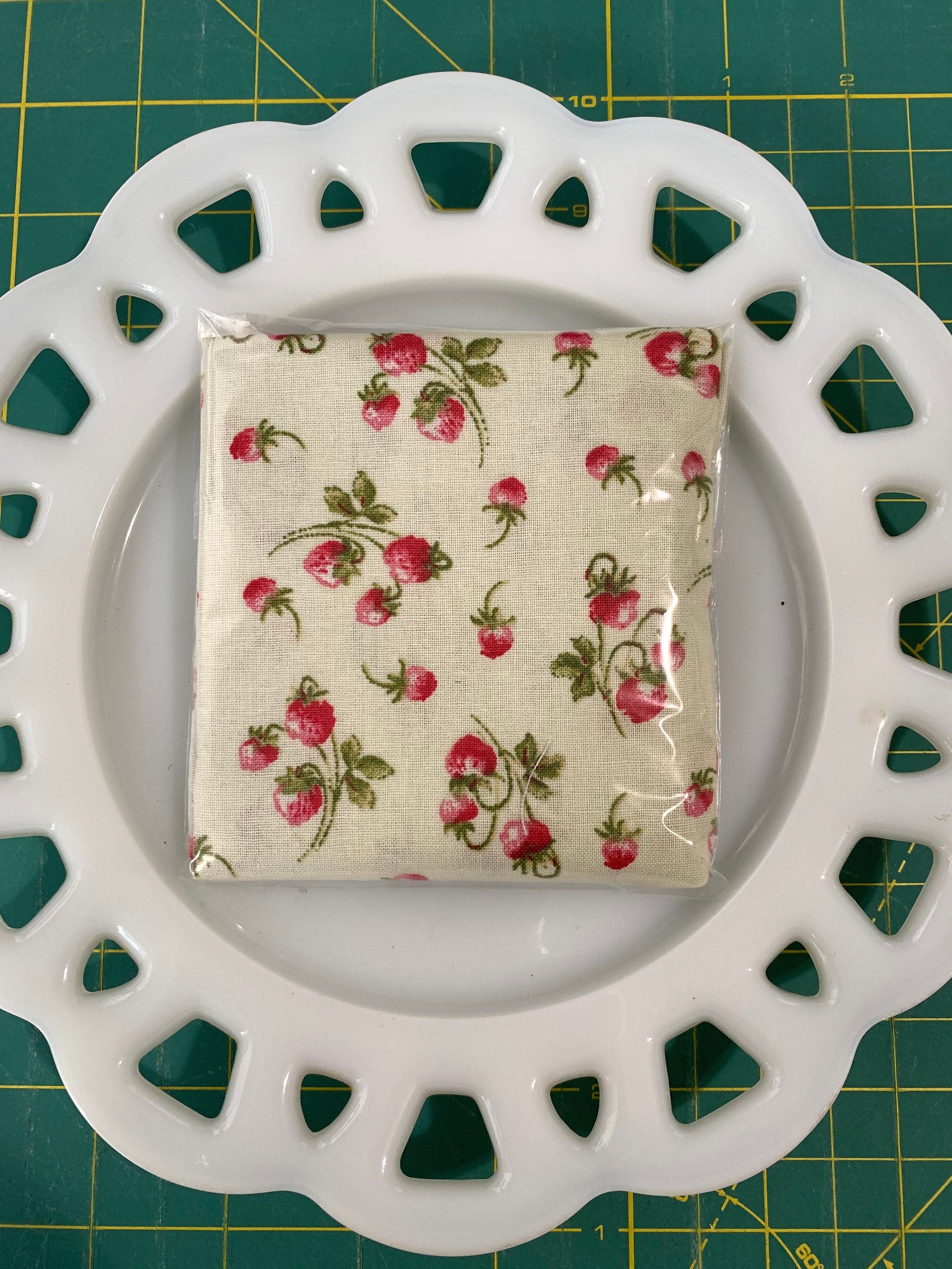 Mint Strawberry Lunch Box Napkin