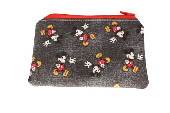 Distressed Mickey Coin Purse | Etsy
