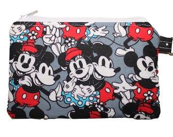 Large Mickey and Minnie Mouse Coin Purse - Etsy