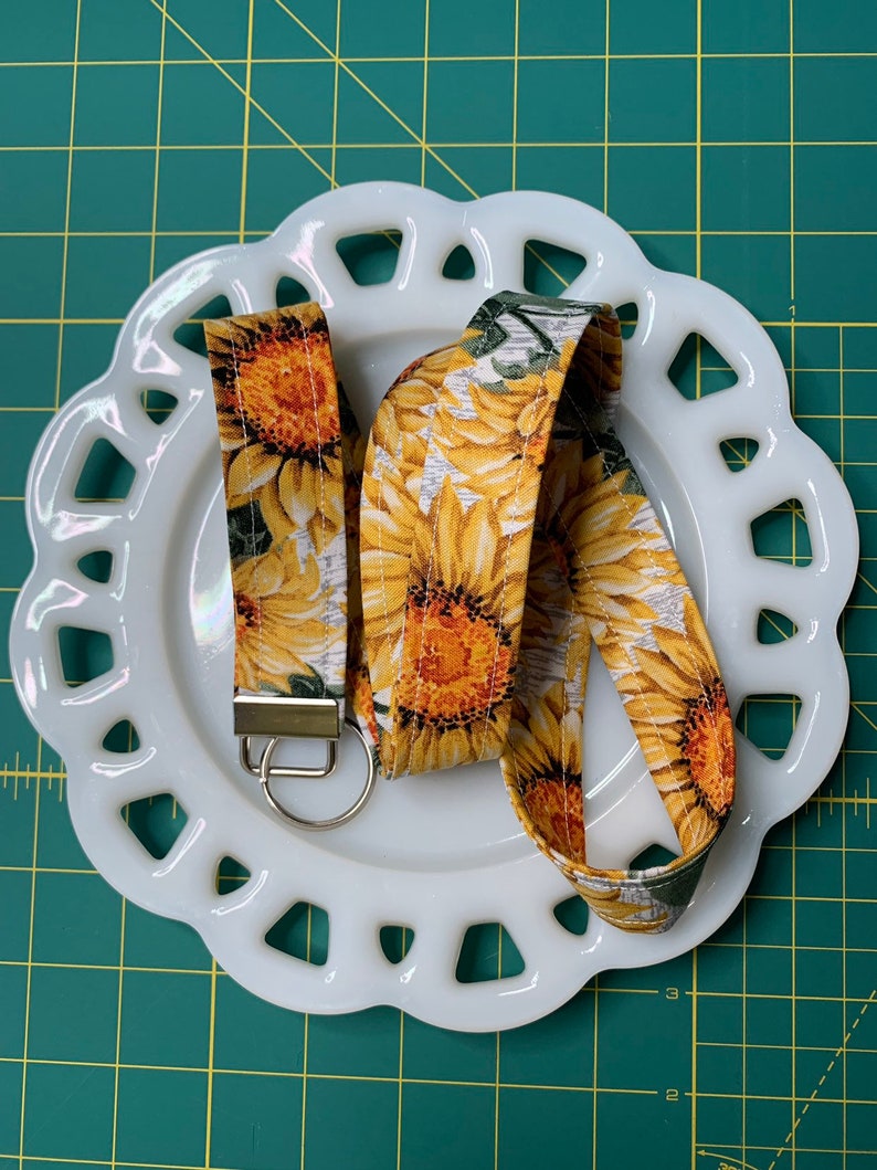 Sunflower Lanyard | Etsy