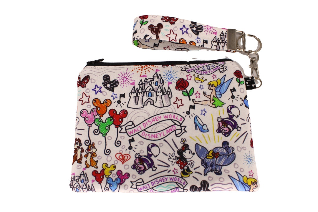 Disney Sketch Carly Wristlet - Etsy
