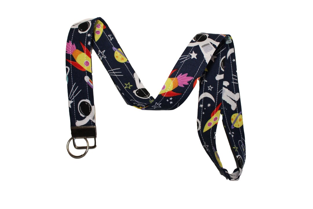 Astronaut Space Rockets Lanyard - Etsy