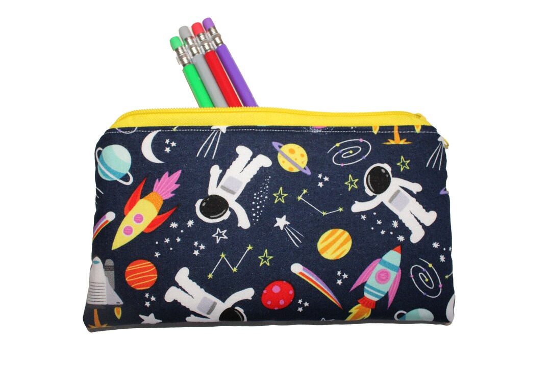 Emily Pencil Pouch Astronaut Space Rockets - Etsy