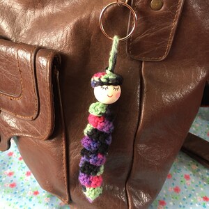 Worry Worm Keyring - Handmade in the North East - Crochet Lovers ...