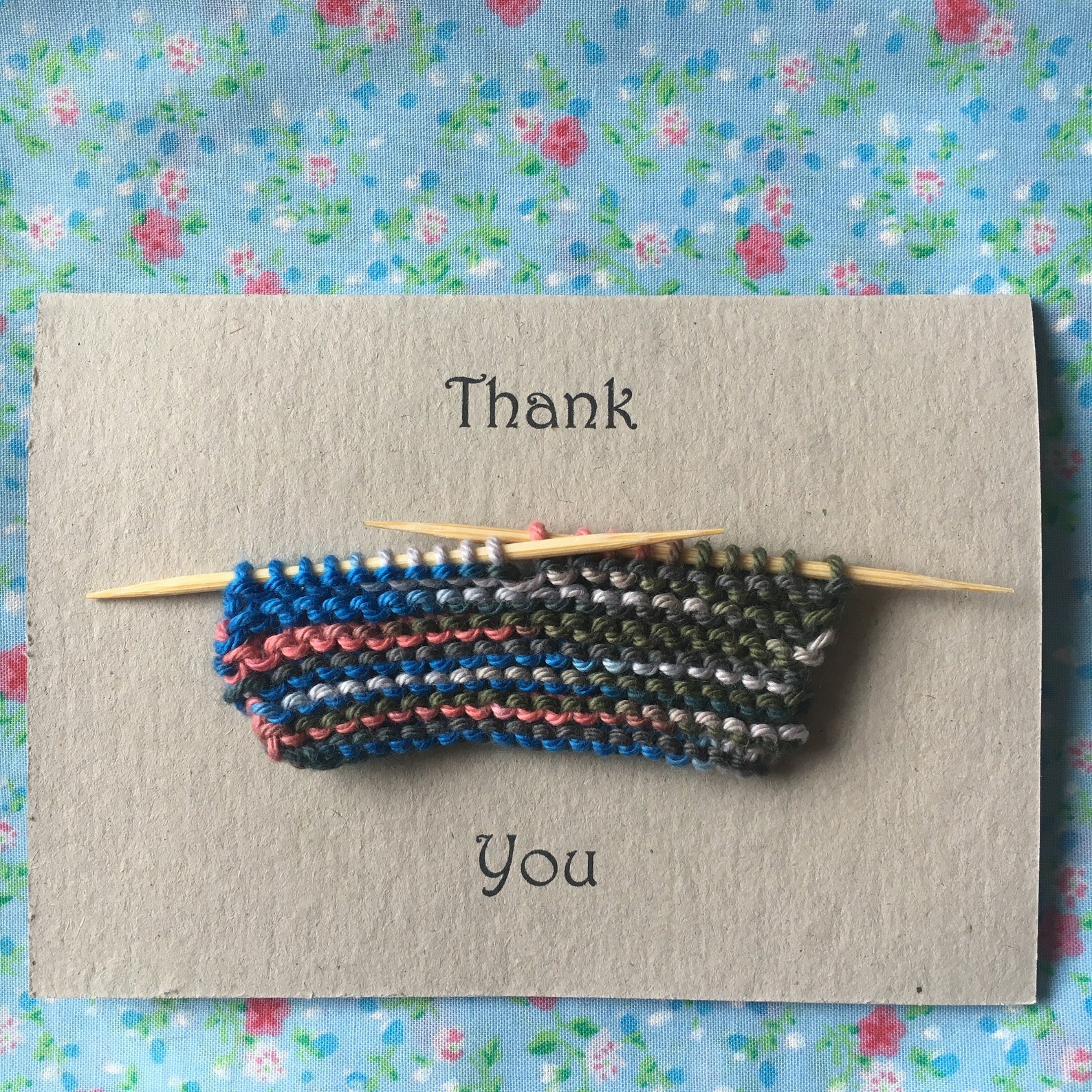 Knitting Card - Handmade in the North East - Happy Birthday - Happy ...