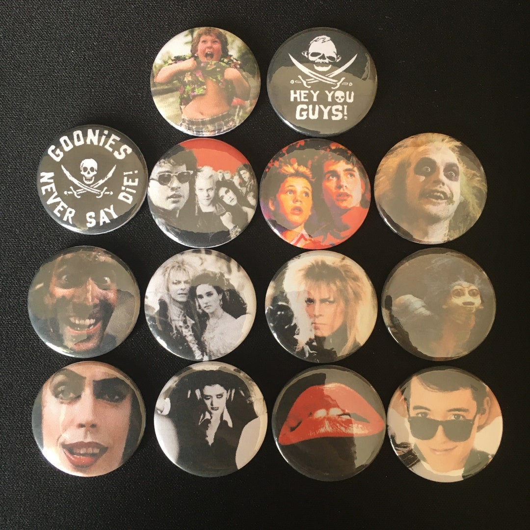 Cult Films - Pin Badges - Handmade in the North East - the Goonies ...
