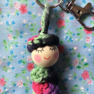 Worry Worm Keyring - Handmade in the North East - Crochet Lovers ...