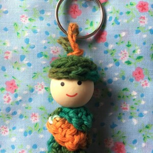 Worry Worm Keyring - Handmade in the North East - Crochet Lovers ...