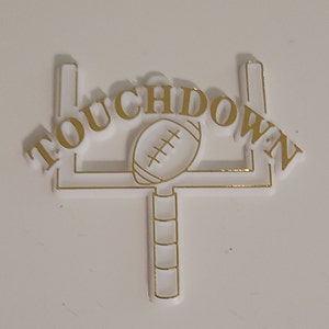 TOUCHDOWN With FIELD GOAL Homecoming Trinket - Etsy