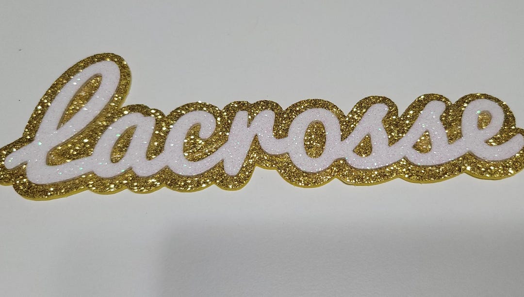 Glitter Foam Lacrosse Word - Etsy