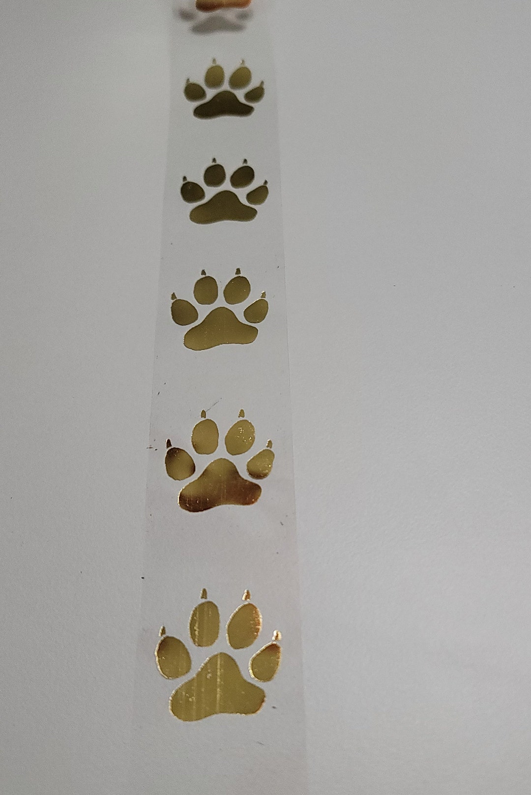 Clear Mylar PAW PRINT Ribbon Homecoming - Etsy