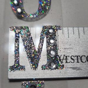 Homecoming Glitter With Rhinestones Stickers for Homecoming Mums Ribbon ...