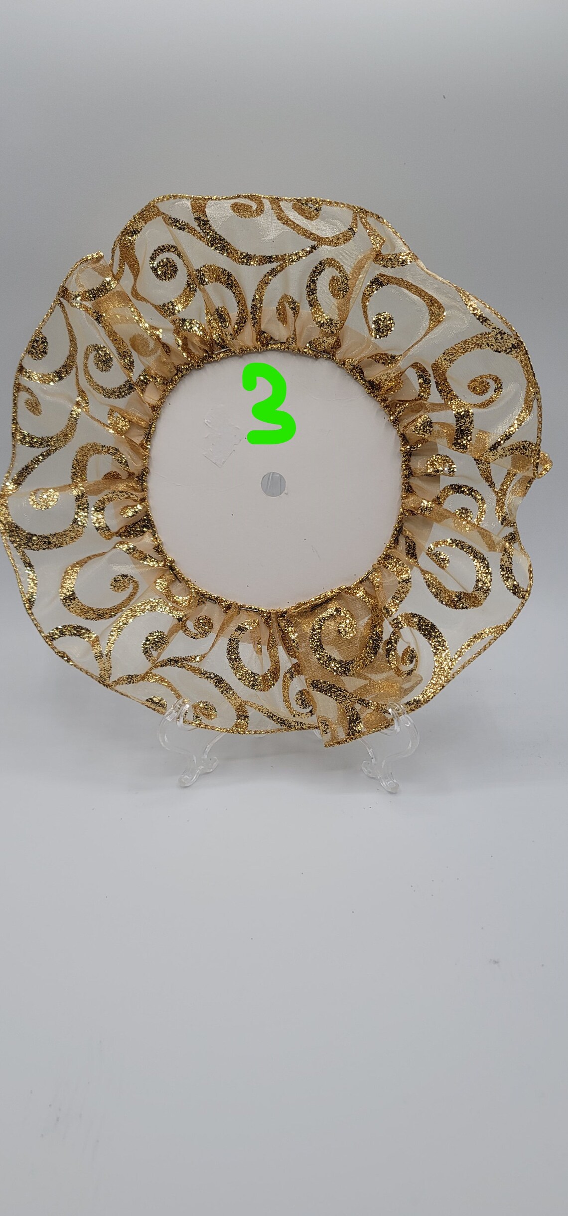 GOLD Glitter Fancy Wired Backing Homecoming Mum - Etsy