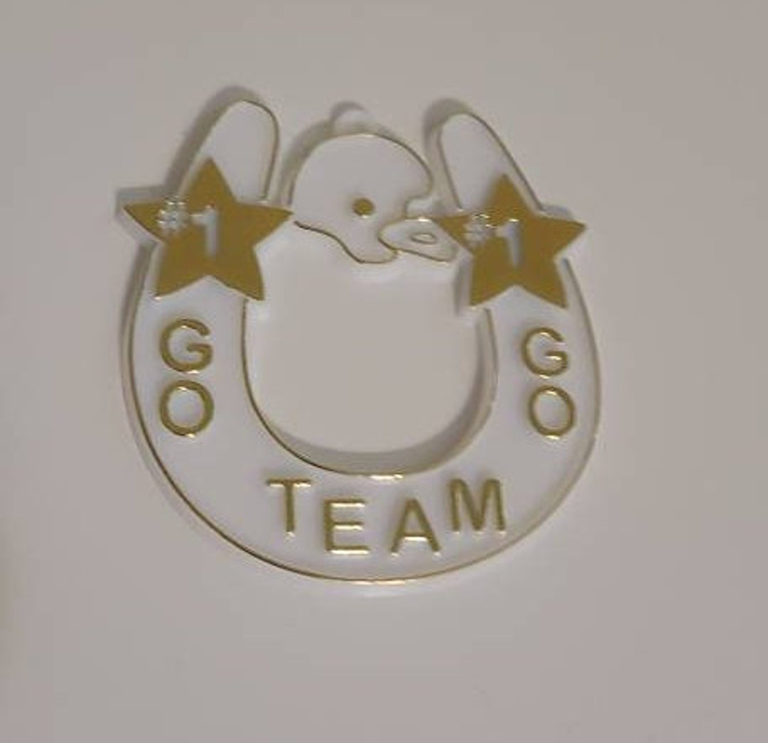 Go Team Go Horseshoe Homecoming Trinket - Etsy