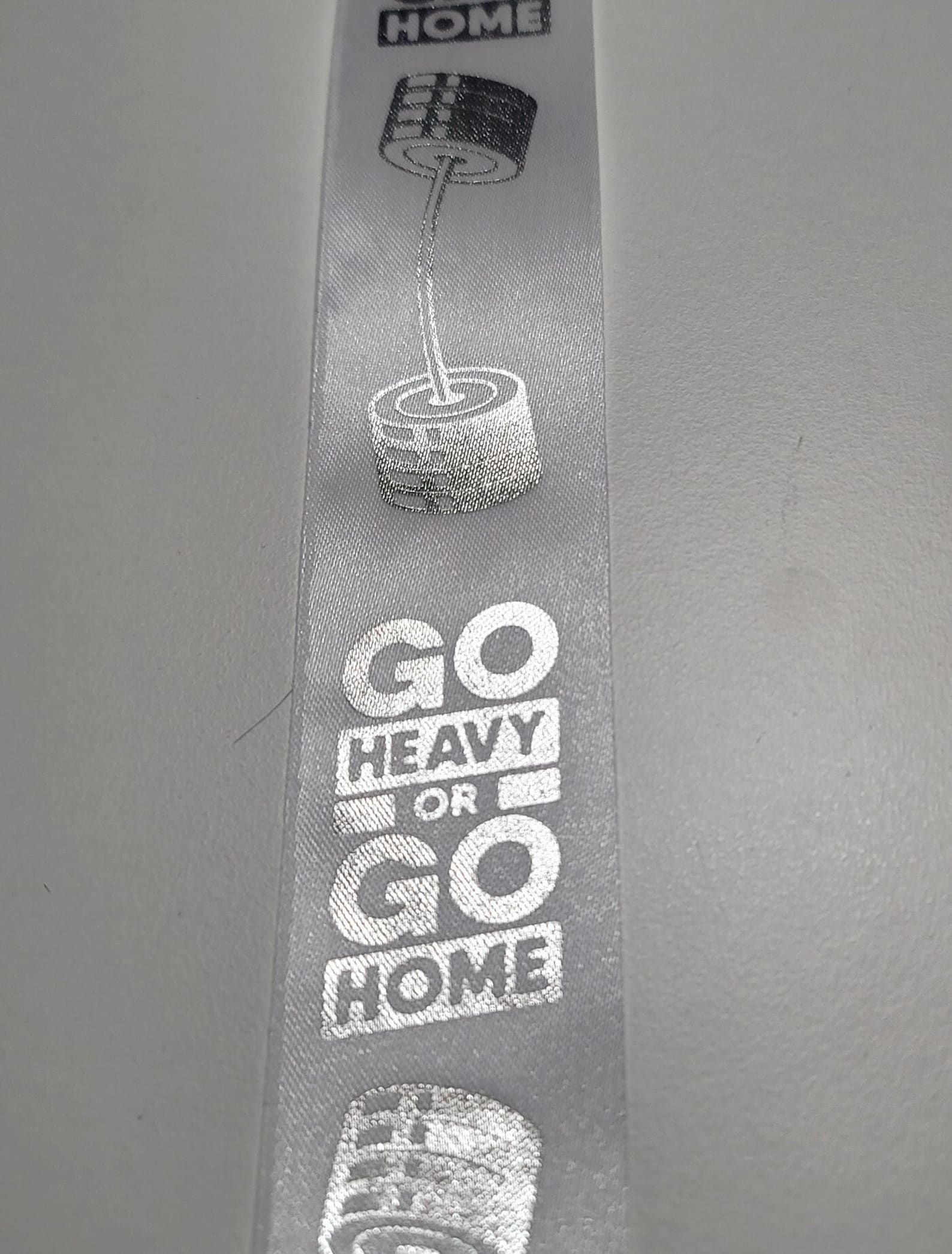 Go Heavy or Go Home Homecoming Ribbon - Etsy