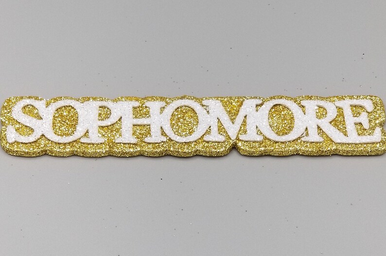 Freshman, Sophomore, Junior and Senior Glitter Foam Homecoming - Etsy