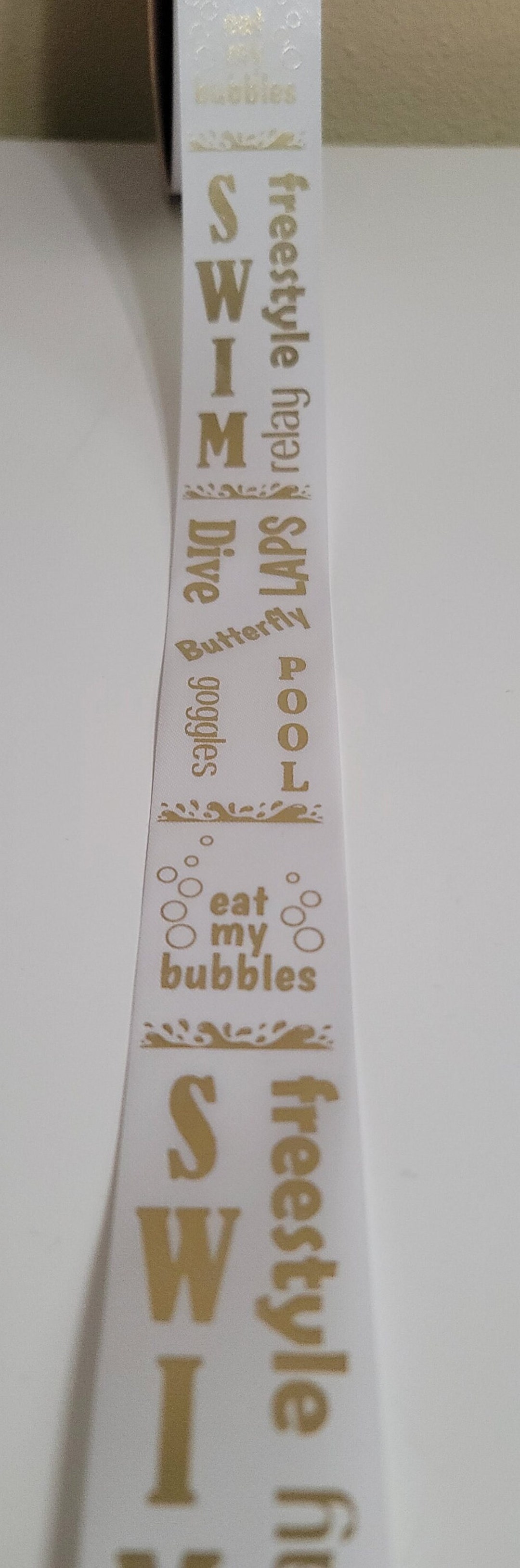 SWIM WORDS Homecoming Ribbons - Etsy