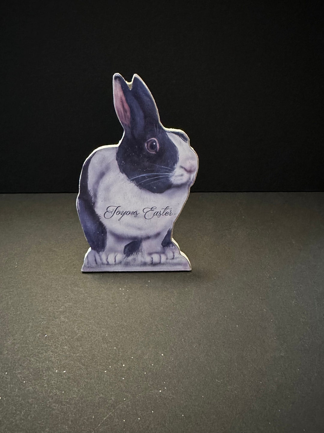 Happy Easter Bunny Rabbit Rustic Farmhouse Decor Dummy Board Stand up ...