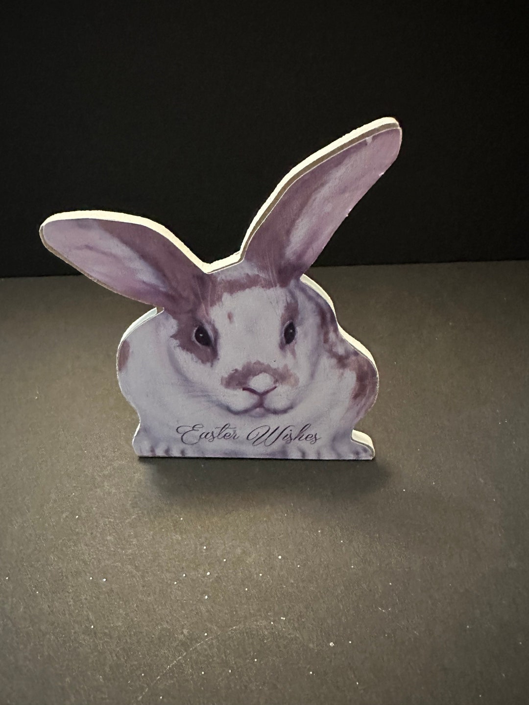 Happy Easter Rustic Farmhouse Bunny Rabbit Decor Decoration Stand up ...