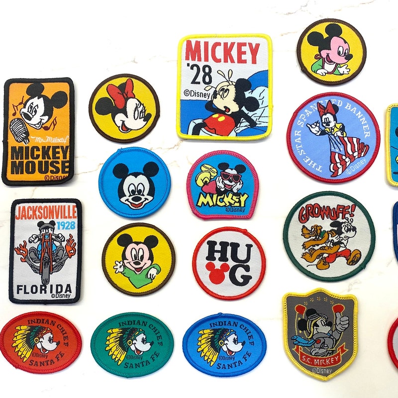 Mickey Mouse Patches - Etsy