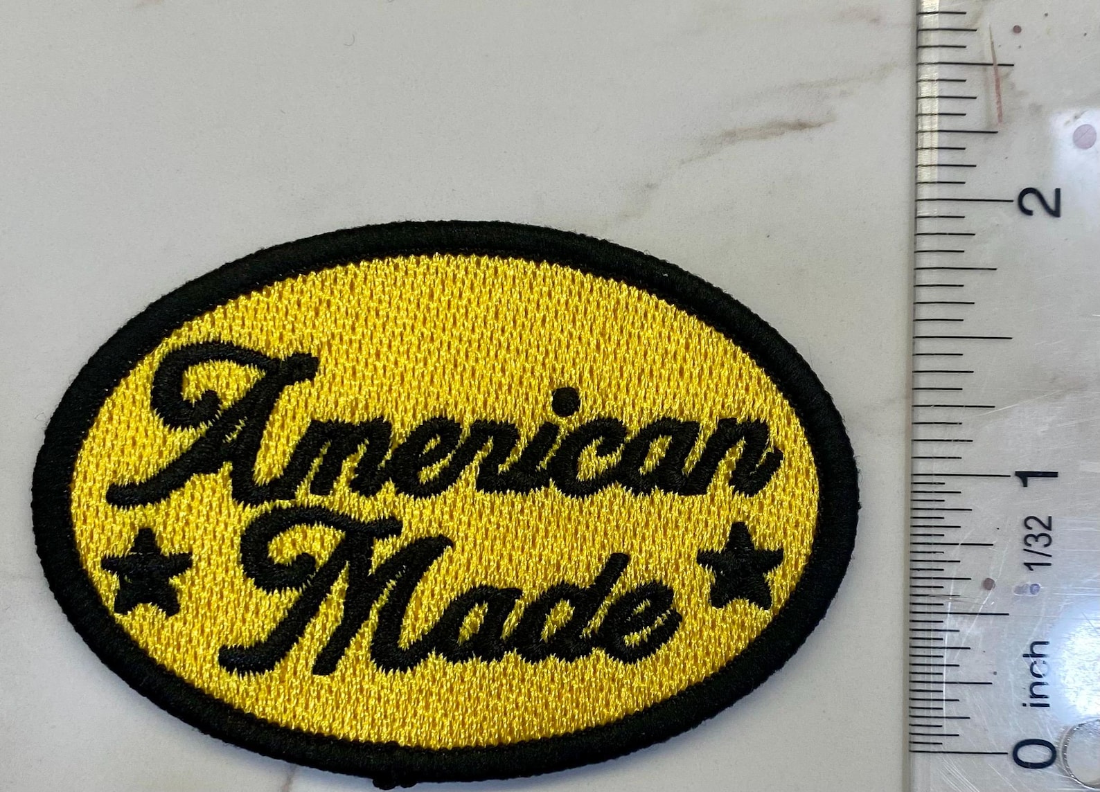American Made Embroidered Iron on Patch/usa/trucker Hat Patch - Etsy