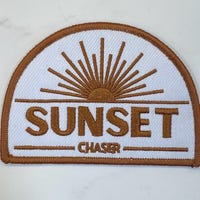 Palm Tree Patch Set of 2 Iron on Ready Patch Embroidered Filler Patch ...