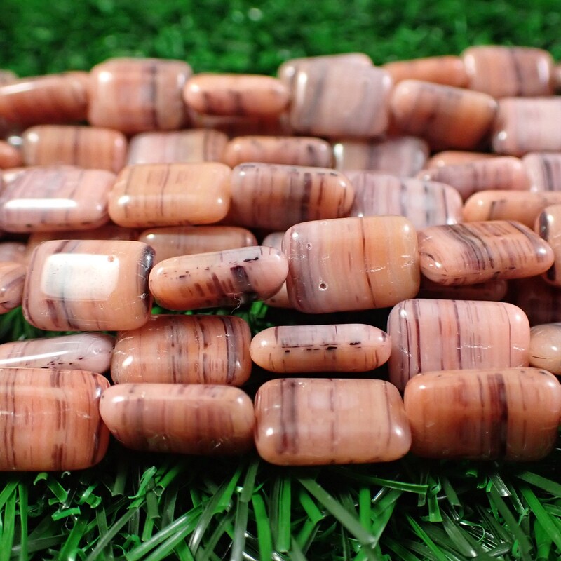 Rectangle Glass Bead - Etsy