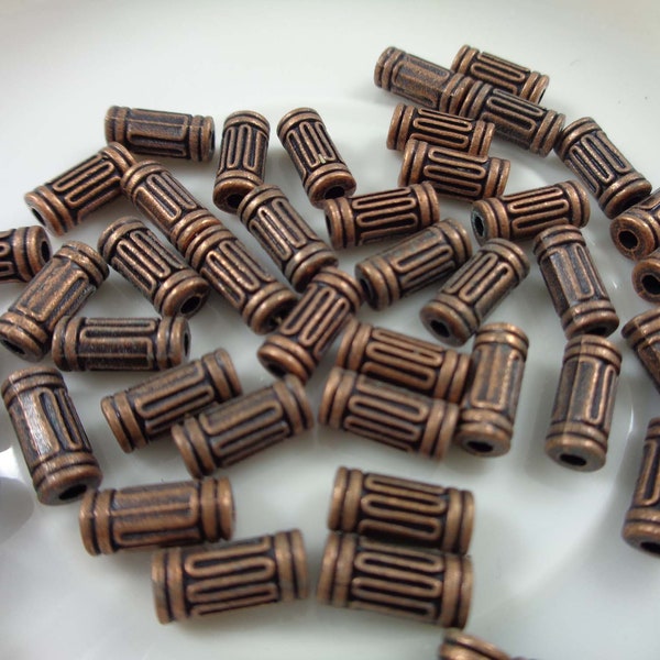 Copper Tube Beads - Etsy