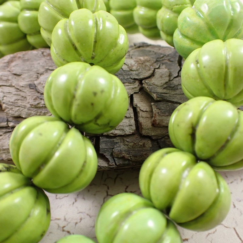 Lime Green Howlite - Etsy