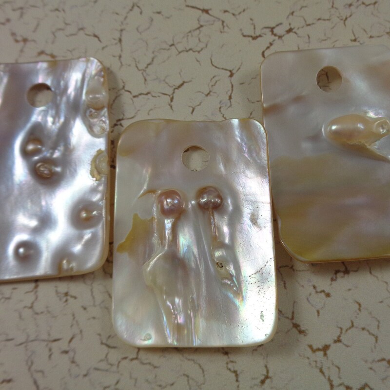 Flat Pearl Beads - Etsy
