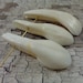 23 Pcs Bone Paddle Shaped Beads - Long Hanging Beads - Cream Bone ...
