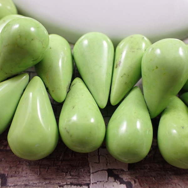 Lime Green Howlite - Etsy