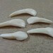 23 Pcs Bone Paddle Shaped Beads - Long Hanging Beads - Cream Bone ...