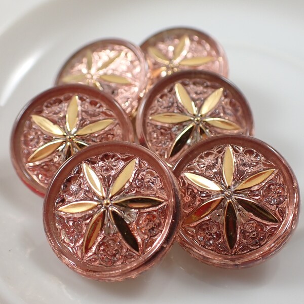 Czech Glass Buttons - Etsy